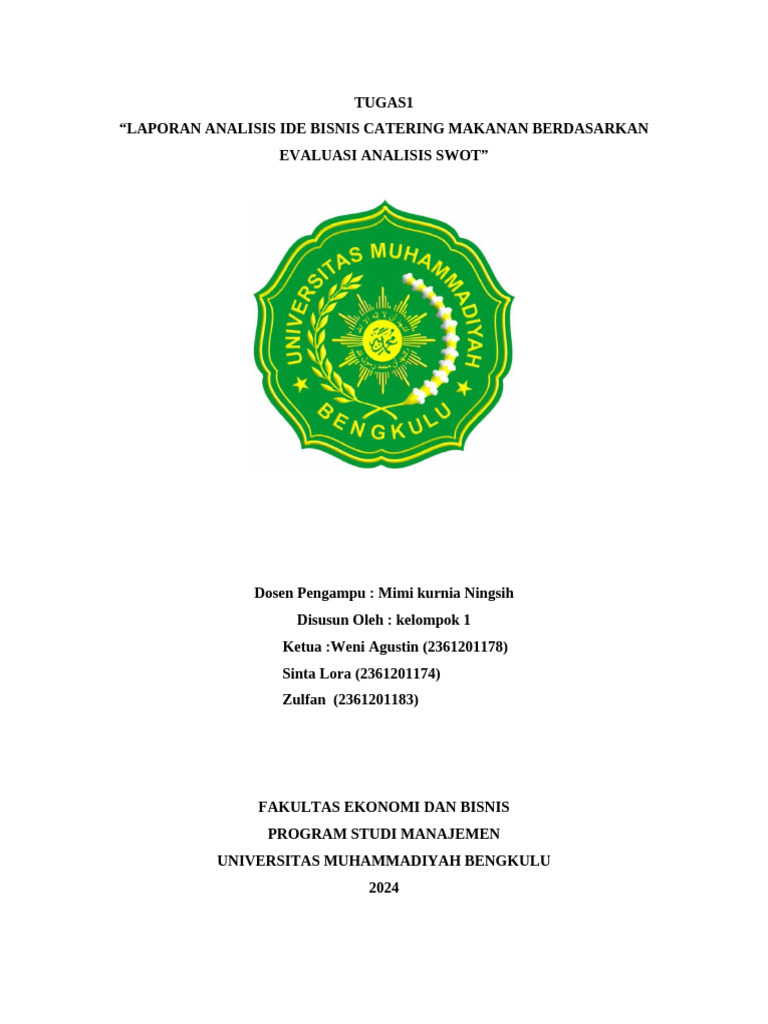 Analisis SWOT Bisnis Martabak Manis | PDF | Bisnis