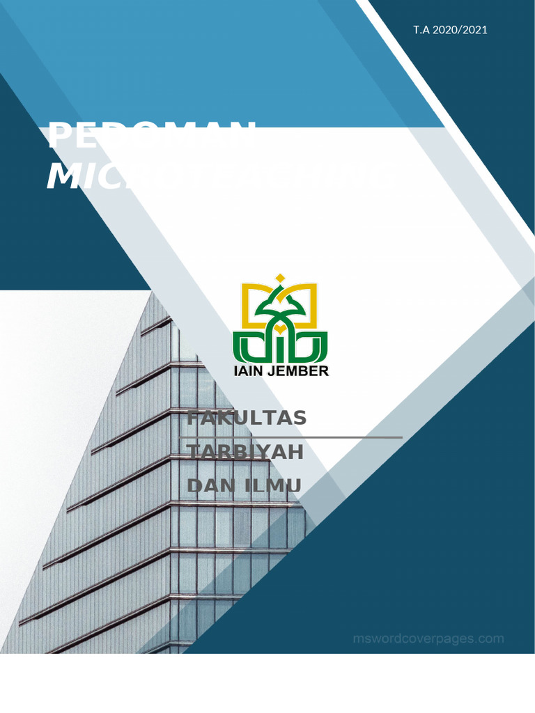 PEDOMAN TUTORIAL MICROTEACHING 2020 (19 Maret 2021) | PDF