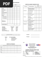 Deped Form 138-E Report Card Grades 4 To 6 Blank | PDF