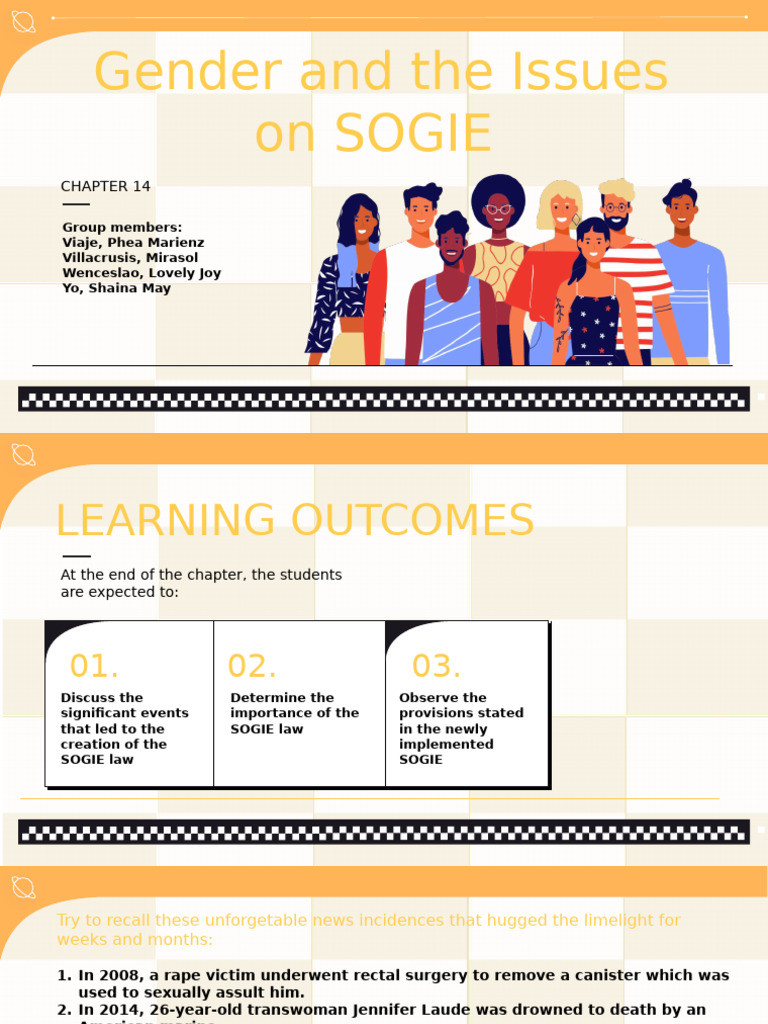 Chapter 14 Sogie - 081029 | PDF | Discrimination | Harassment