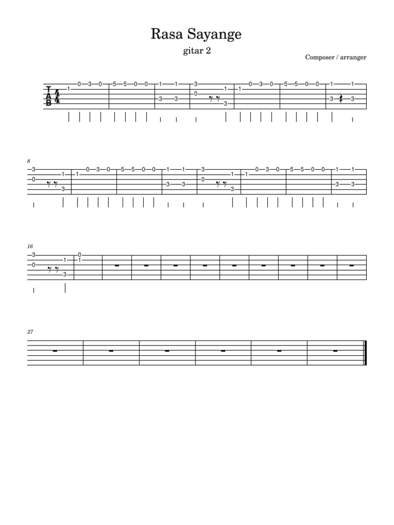 Rasa Sayange gt2 | PDF