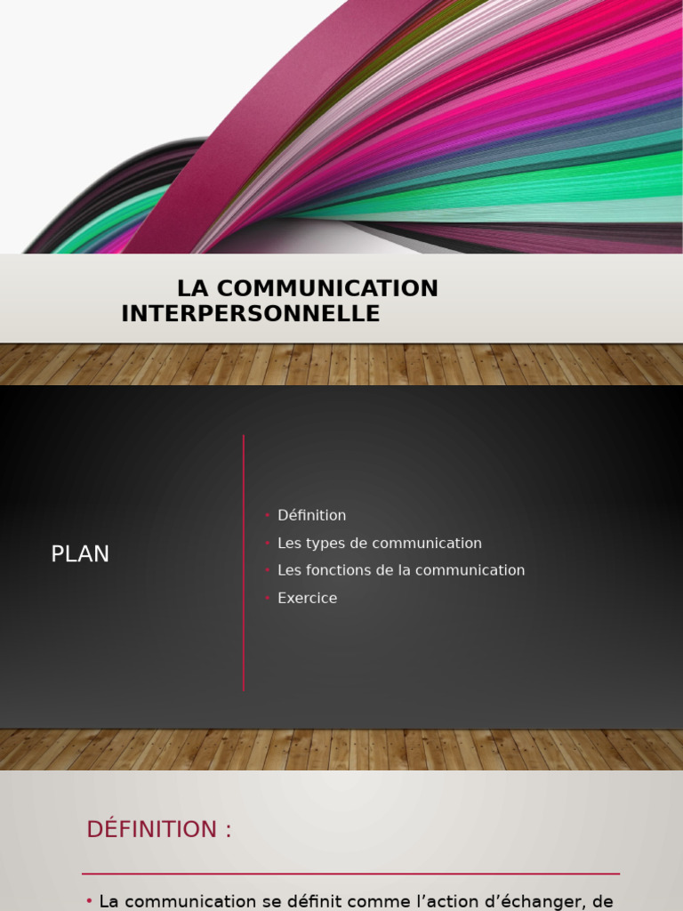 Types de communication interpersonnelle | PDF | la communication ...