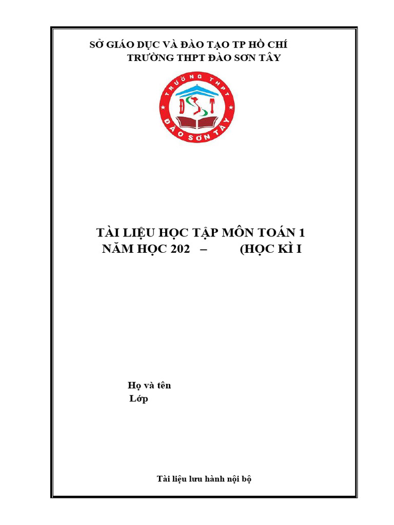 Toan 11 de Cuong Hoc Tap Hki Nam Hoc 2024 2025 - 149202415 | PDF