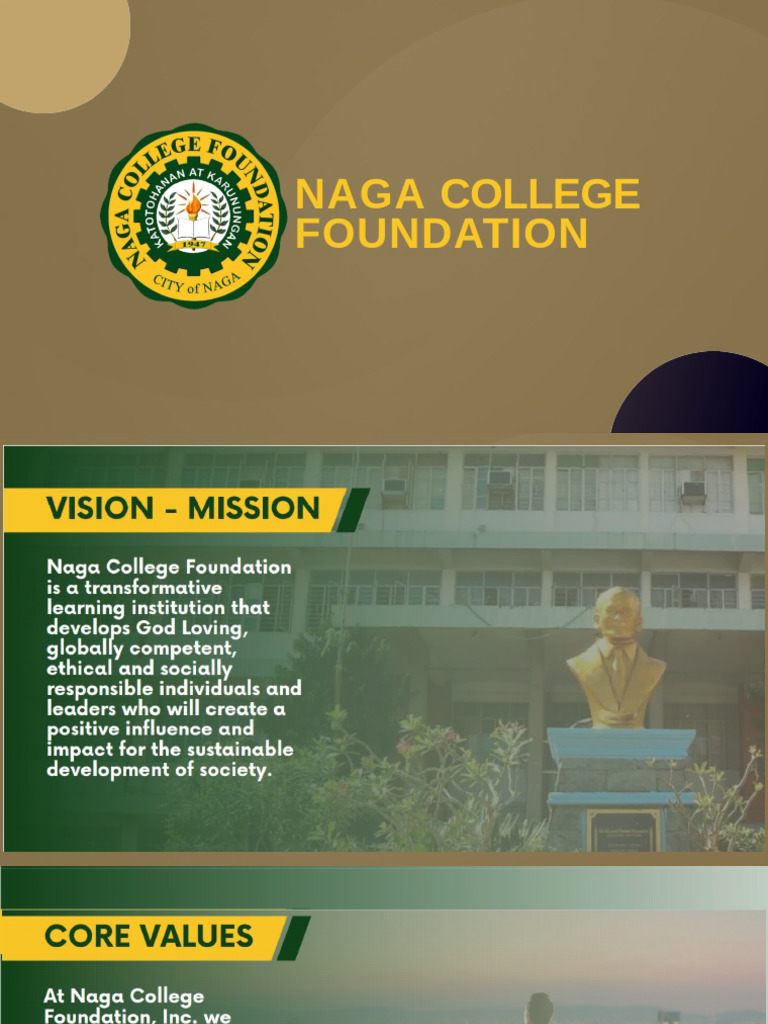 NCF Vission Mission and Core Values | PDF | Career & Growth | Business