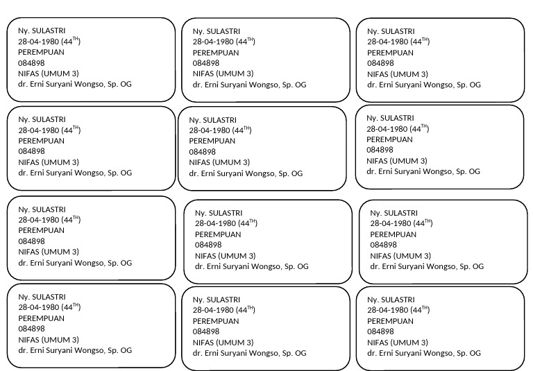 Stiker Manuar 1 | PDF