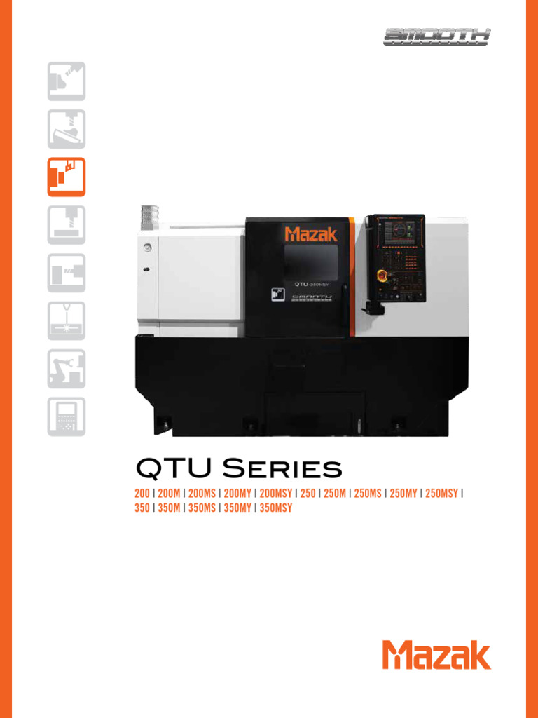 Mazak QTU-350MY: Key Features & Benefits | PDF | Numerical Control | Machining