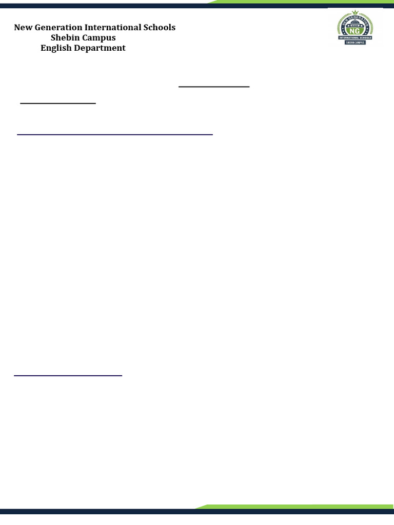 Grammar u.1 | PDF | English Language | Language Mechanics