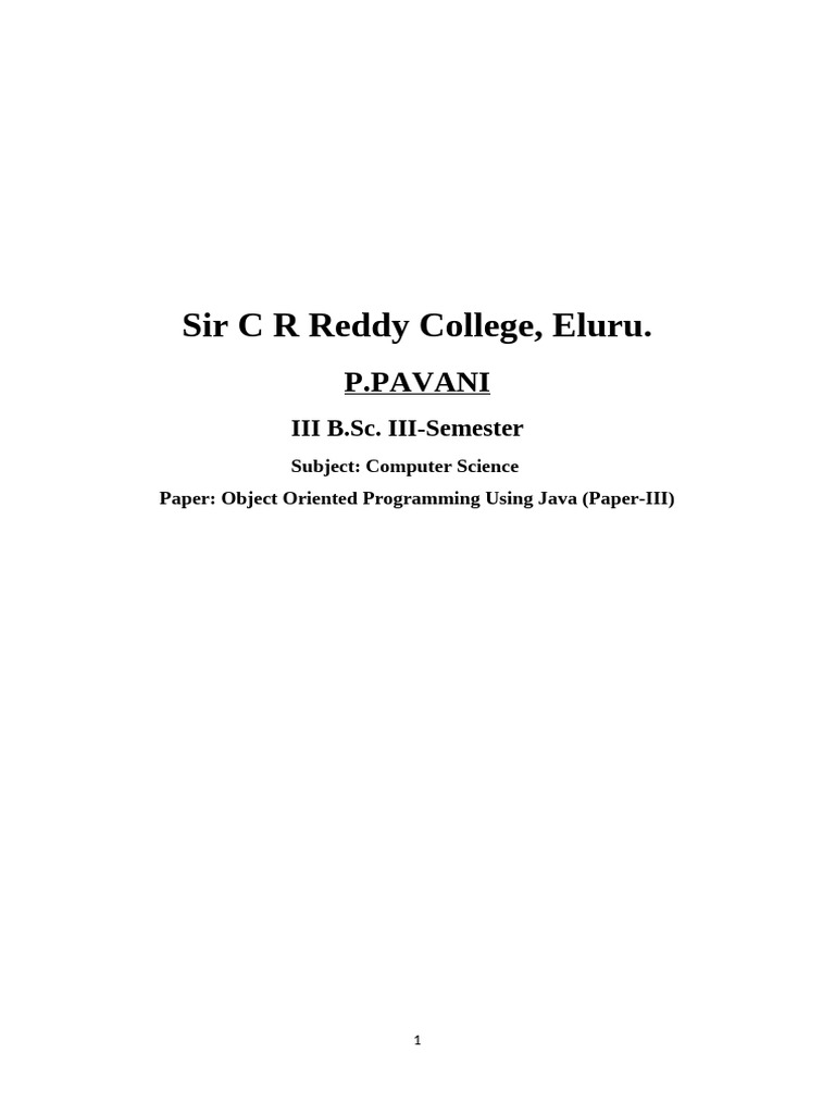 java 1,2,3 | PDF | Method (Computer Programming) | Inheritance (Object Oriented Programming)