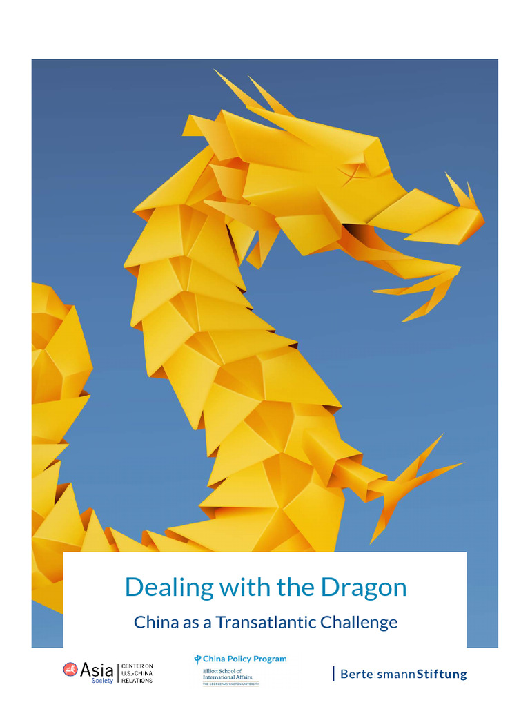 Dealing With The Dragon - Report | PDF | China | World Politics