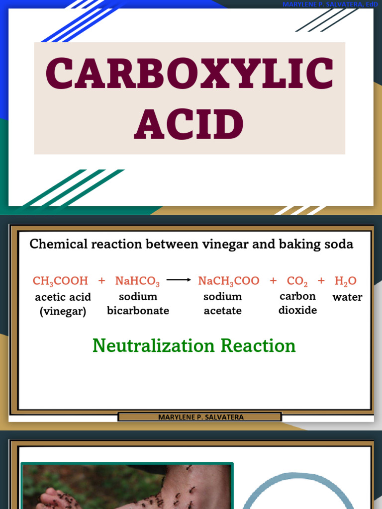 Lecture 7 - Carboxylic Acids | PDF | Carboxylic Acid | Acid