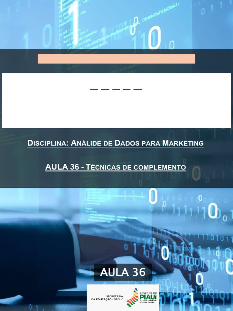 AULA 36 - Técnicas de Complemento | PDF | Pesquisa qualitativa | Análise de dados