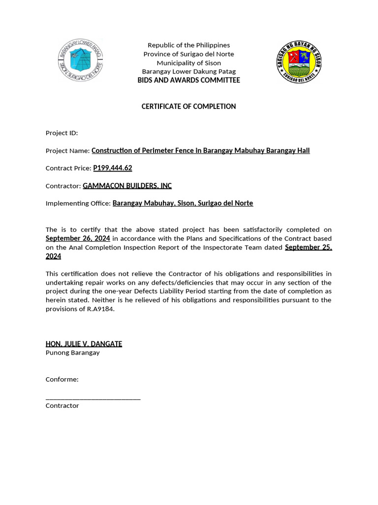 Certificate of Completion | PDF