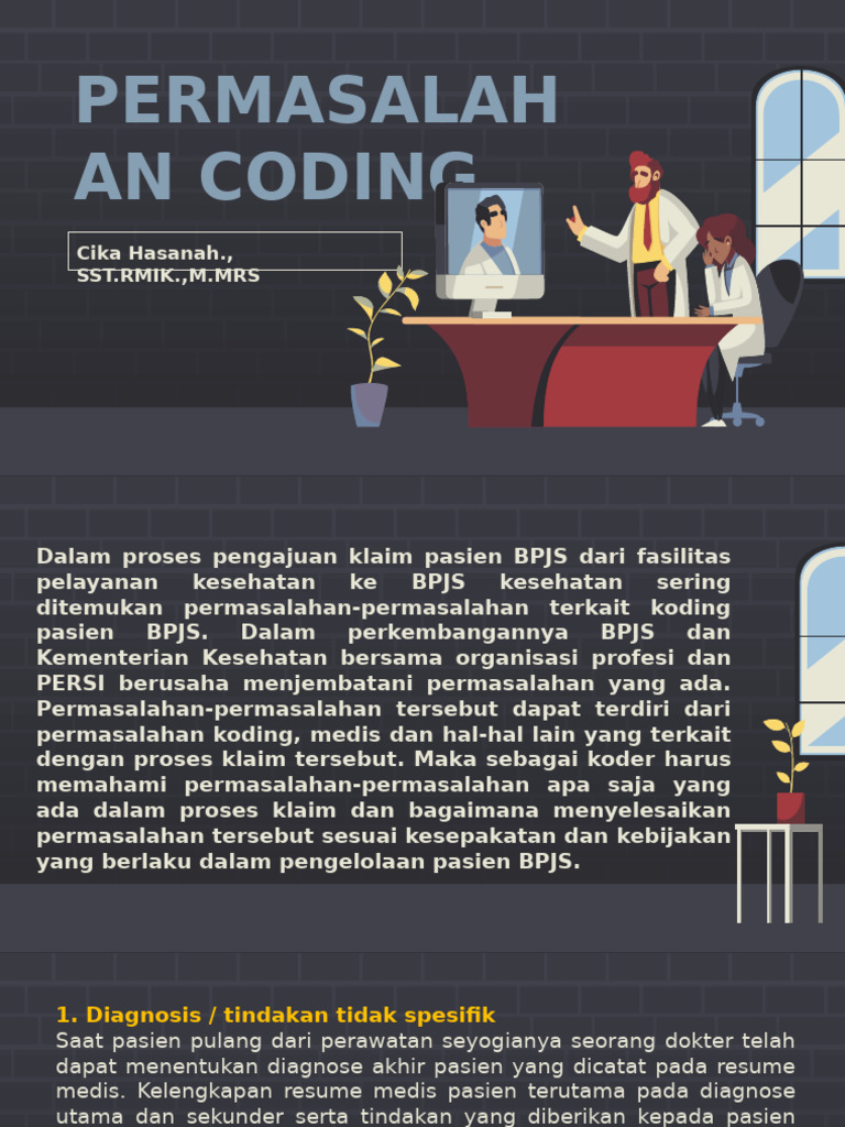 Permasalahan Koding Klaim BPJS Kesehatan | PDF | Pengelolaan Keuangan & Uang