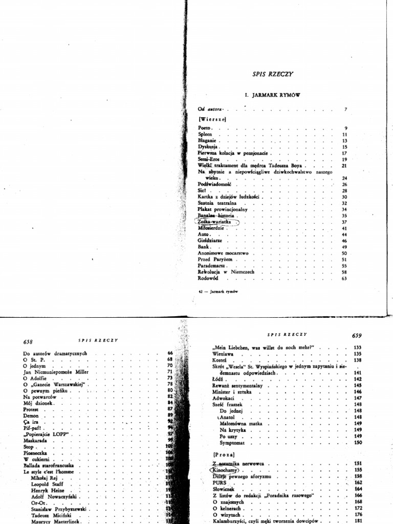 Tuwim Julian - Jarmark Rymów | PDF