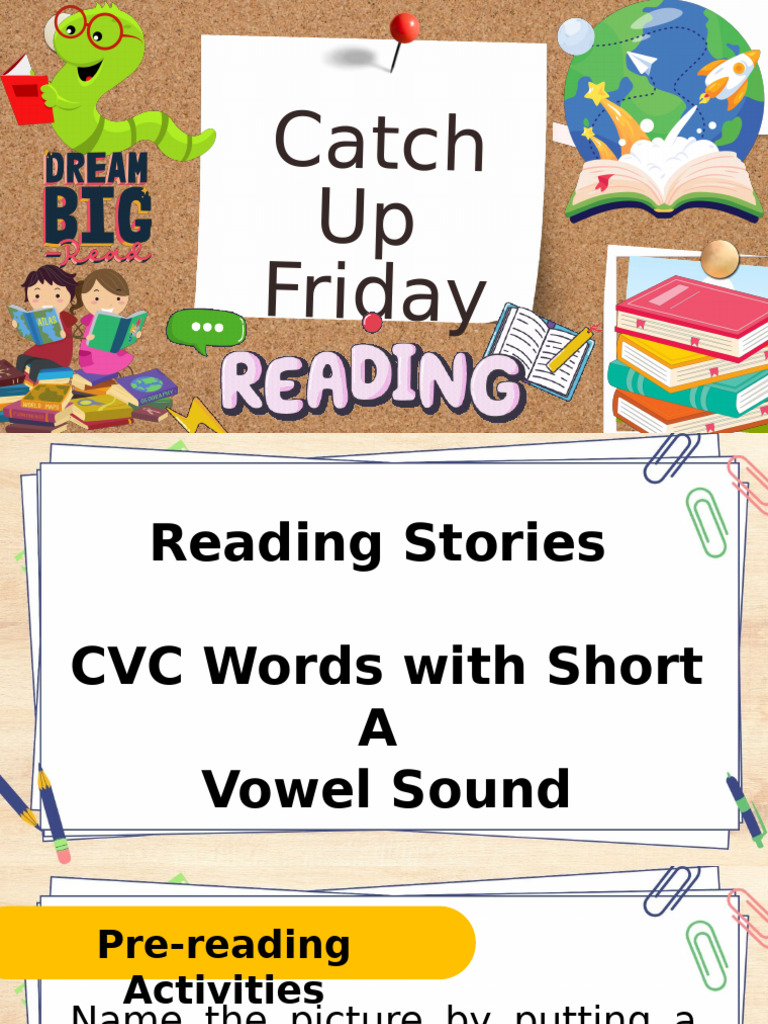 READING-ENGLISH CVC On A | PDF | Linguistics | Phonetics