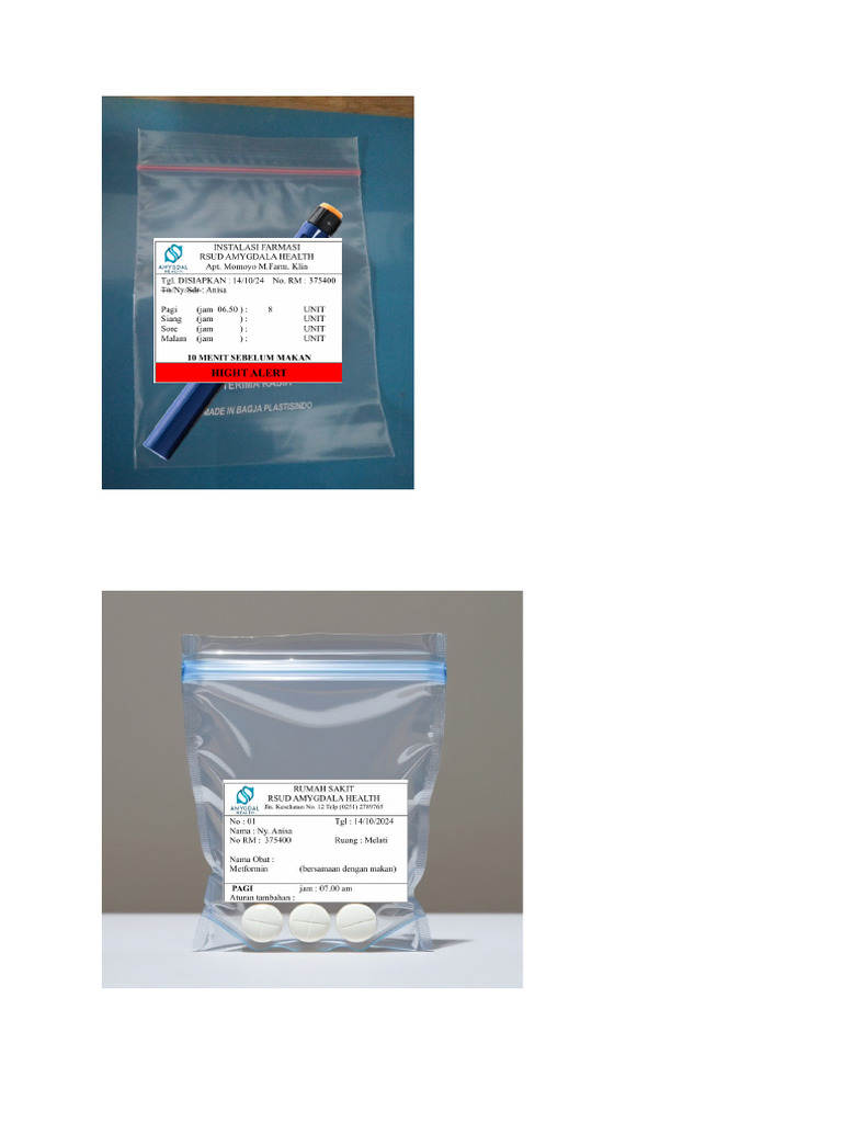 Foto Kemasan Obat Dan Etiket | PDF