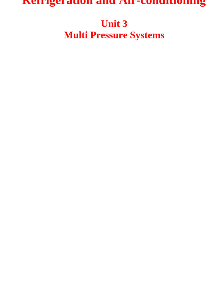 Multipressuresystem 190729143329 | PDF | Refrigeration | Home Appliance