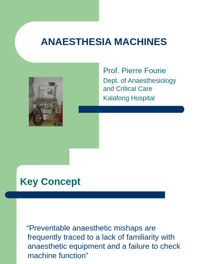 Block 18 Anaesthetic Machines | PDF | Anesthesia | Gases