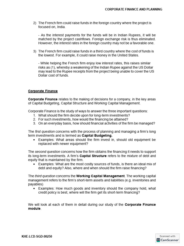 1.+CFP - Study+Guide - v2.0 14 | PDF | Working Capital | Capital Structure