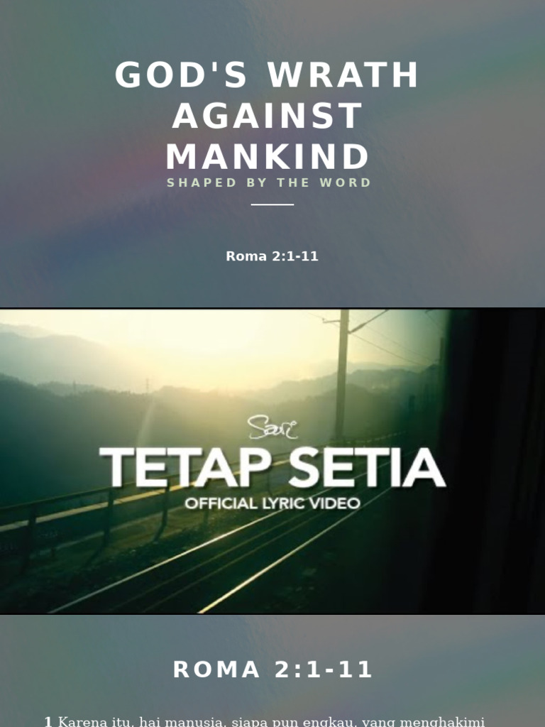 Panduan KTB - God's Wrath Against Mankind 1 | PDF | Ilmu Sosial | Agama ...