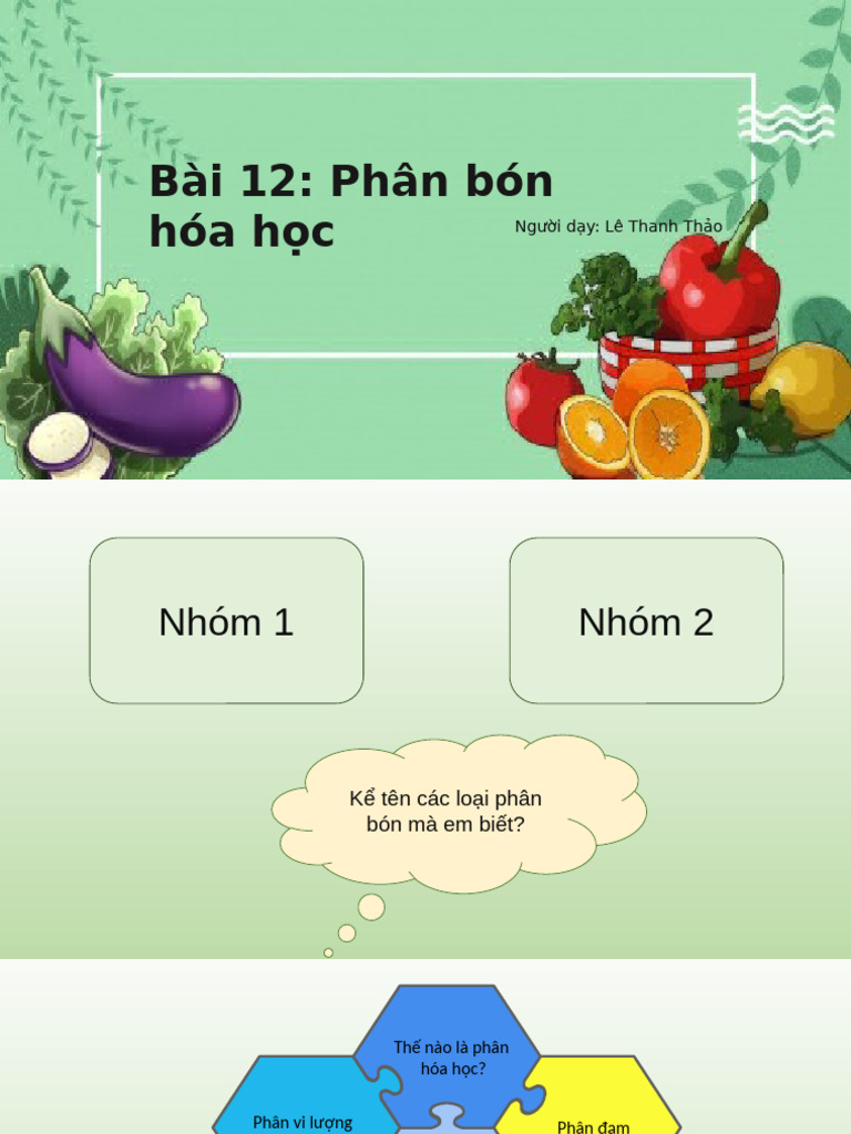Bai 12 Phan Bon Hoa Hoc | PDF