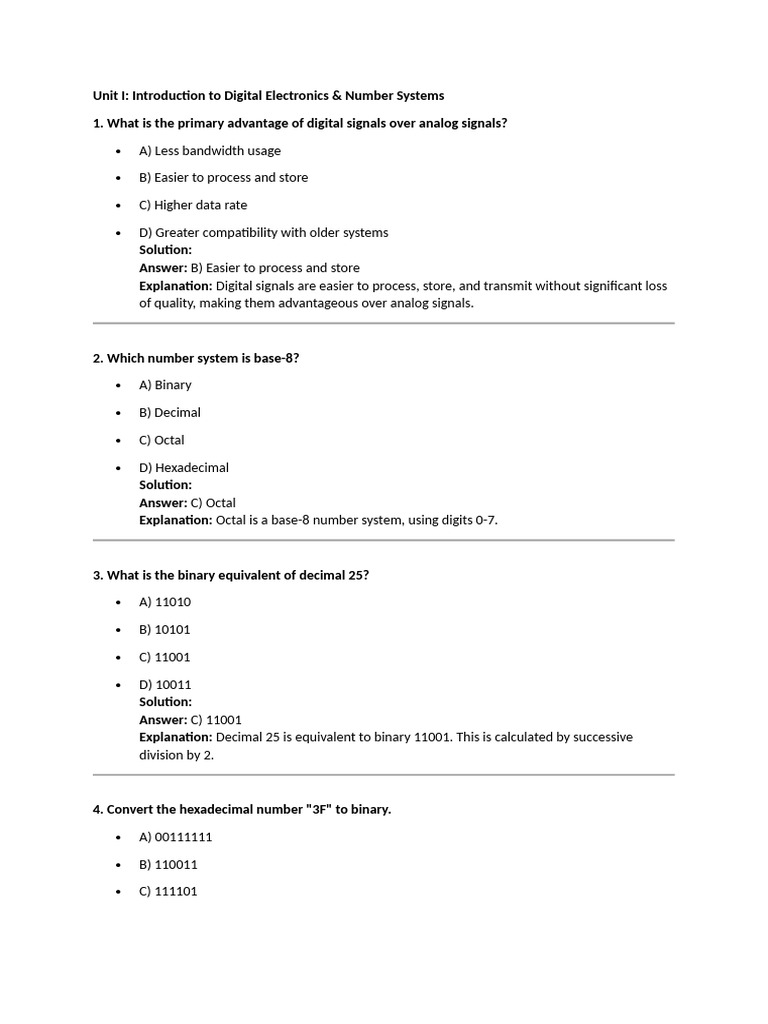 ECE23D MCQS | PDF | Binary Coded Decimal | Logic Gate