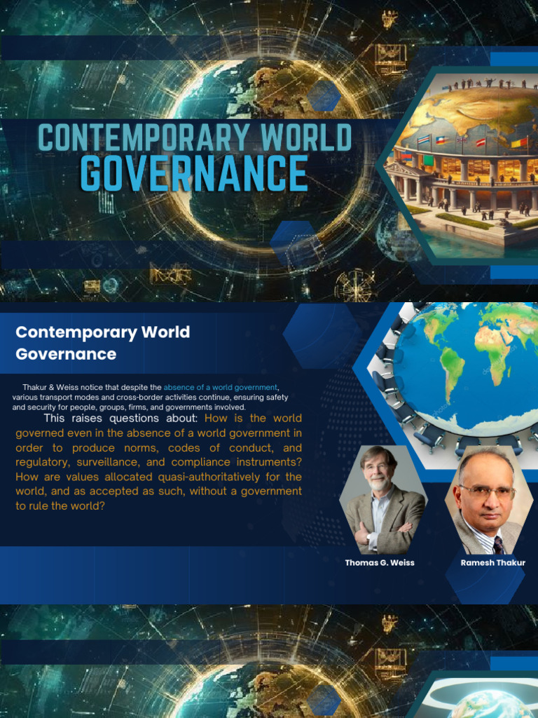 Contemporary World Global Governance | PDF | Global Governance | Governance