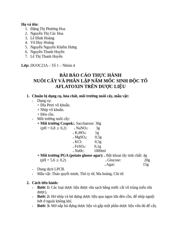 Báo Cáo TH C Hành KST | PDF