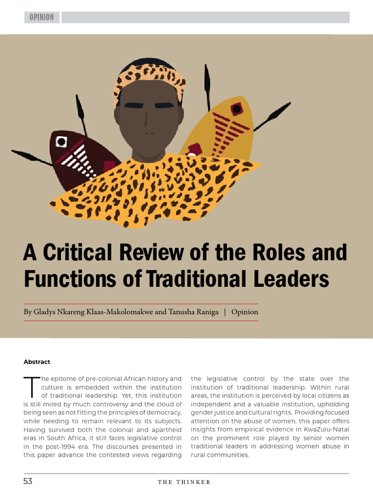 The_Thinker_Edition_87_Article_8_Tanusha_Opinion | PDF | Leadership ...