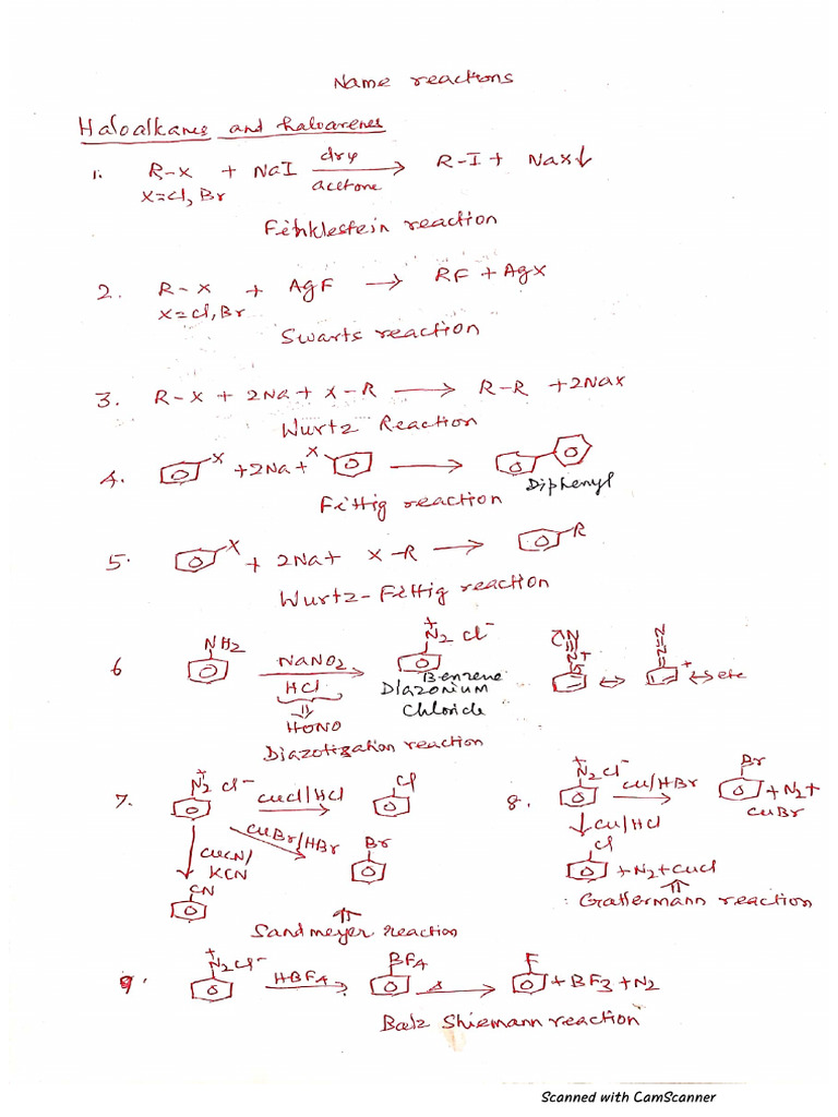 Name Reaction | PDF