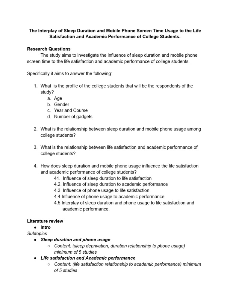 Statement of The Problem (SAmple) | PDF | Career & Growth | Computers