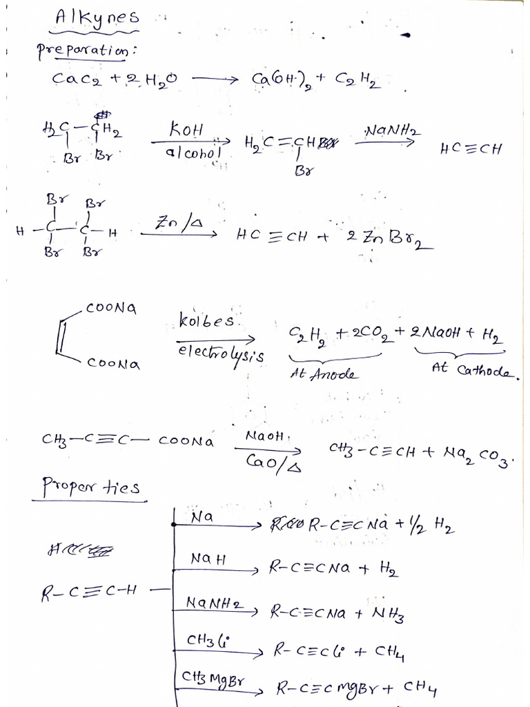 Alkynes | PDF