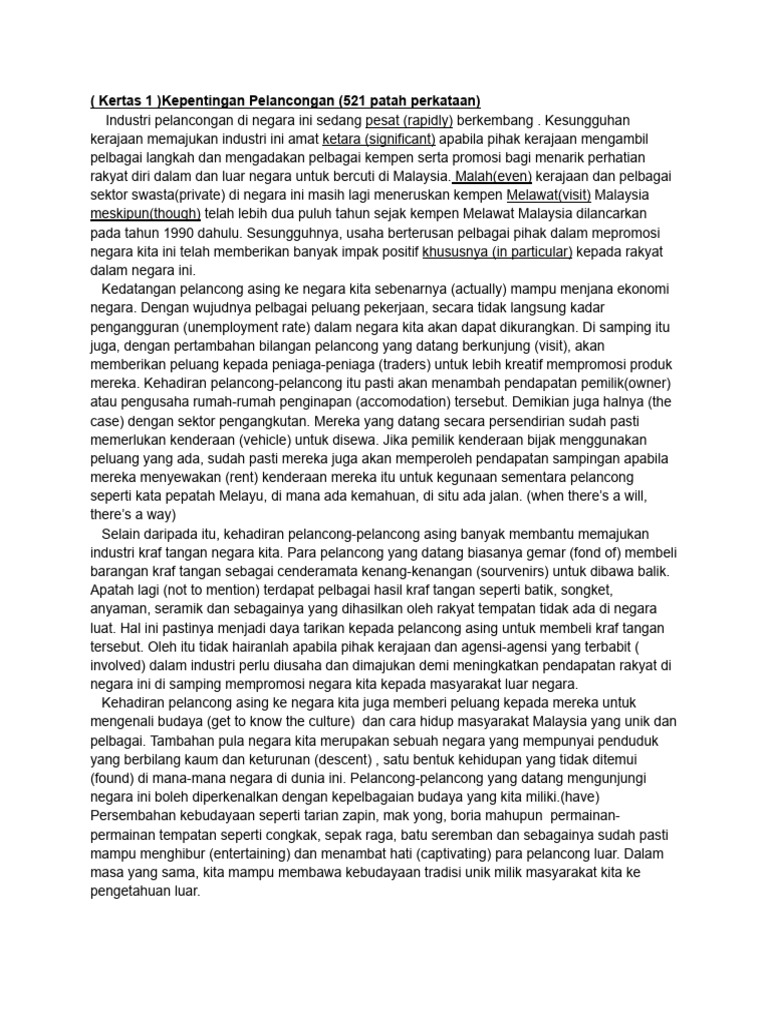 Tips BM Pertengahan F4 | PDF | Karier & Perkembangan