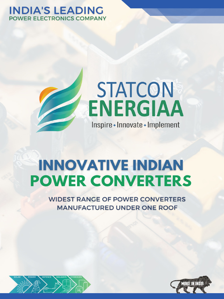 Statcon Energiaa: Power Solutions Overview | PDF | Power Inverter ...