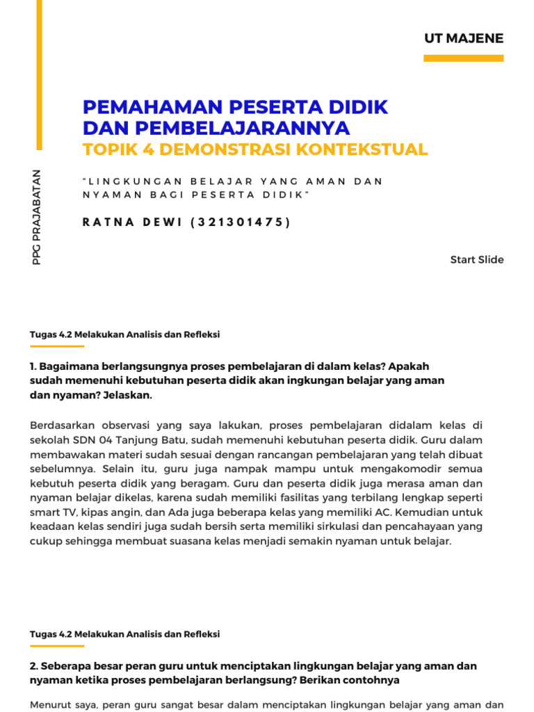 Topik 4. Demonstrasi Kontekstual - RATNA DEWI | PDF