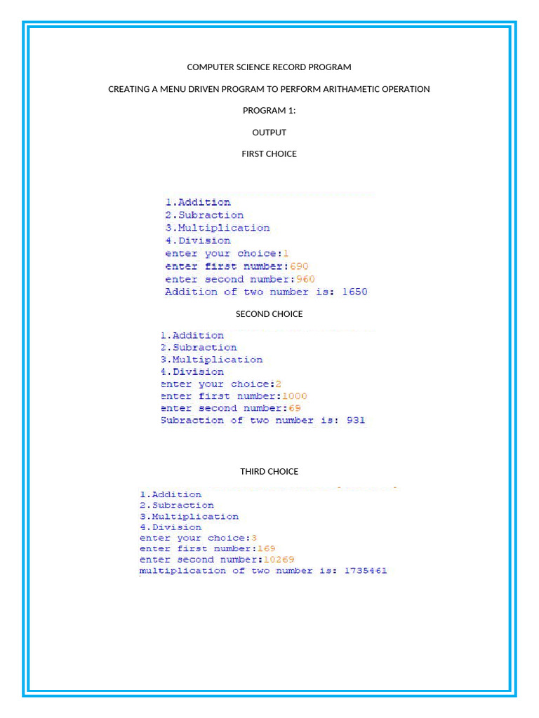 Computer Science Record Program | PDF | Business | Computers