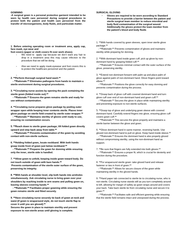 SURGICAL SCRUBBING | PDF | Surgery | Hand