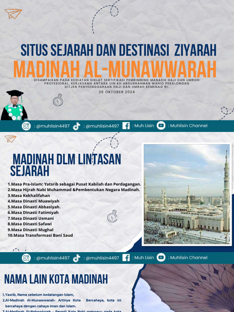 Situs Sejarah Dan Destinasi Ziarah Di Madinah | PDF