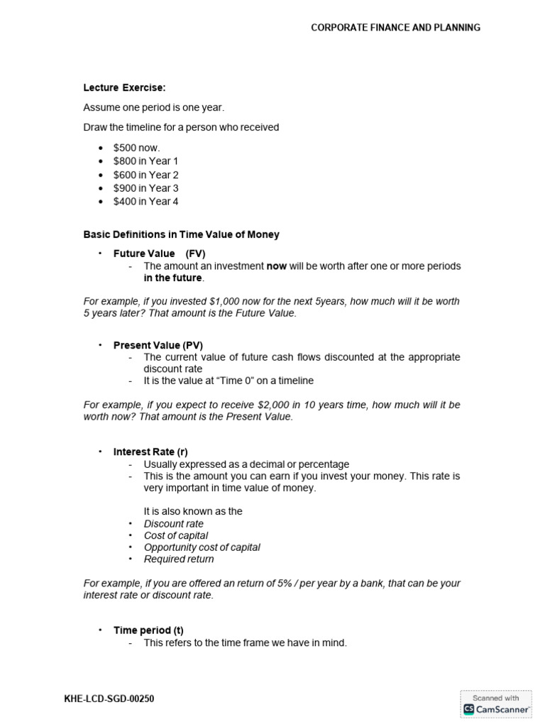 1.+CFP - Study+Guide - v2.0 21 | PDF | Discounted Cash Flow | Interest