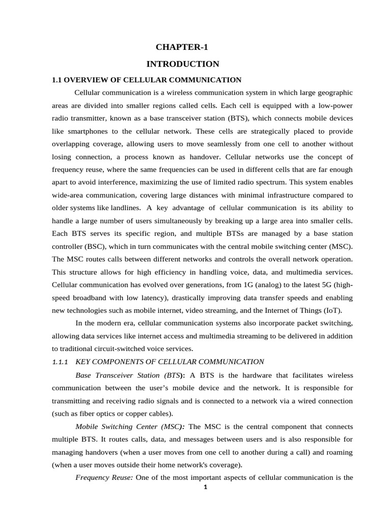 Cellular communication | PDF | Cellular Network | Channel Access Method