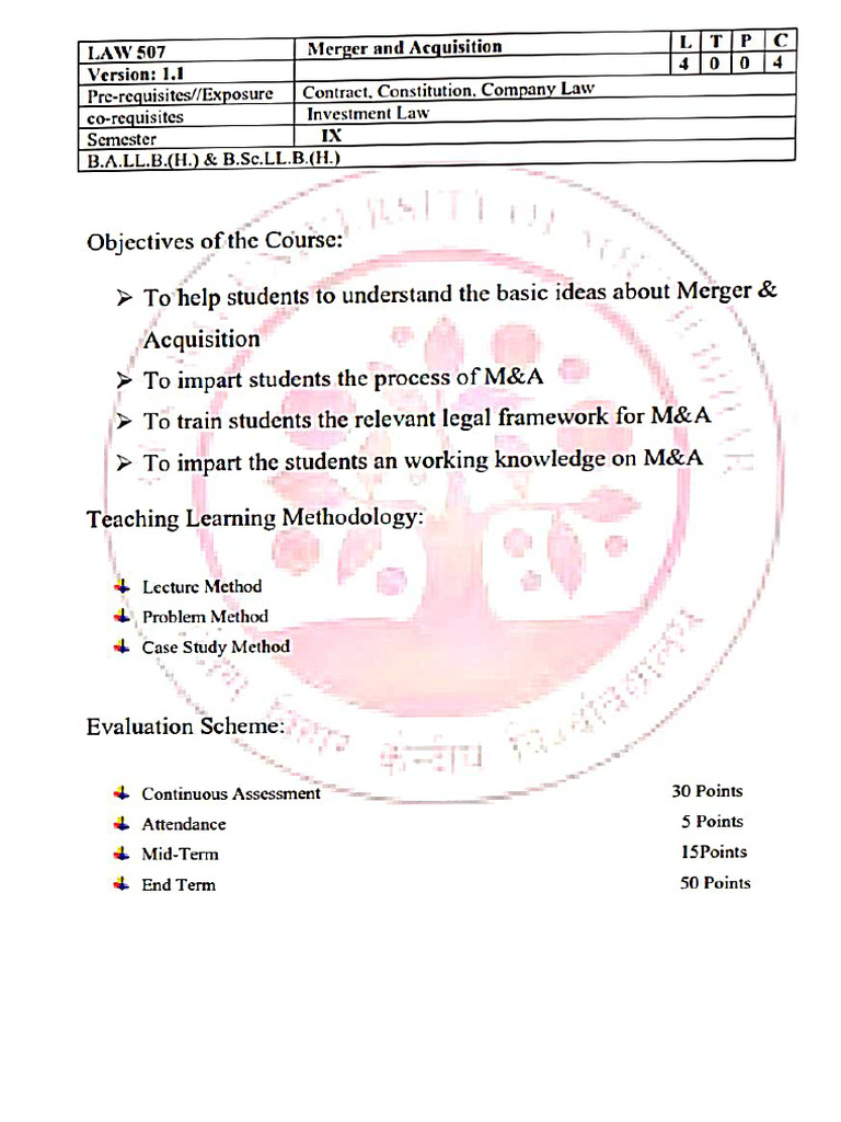 Merger & Acquisition | PDF