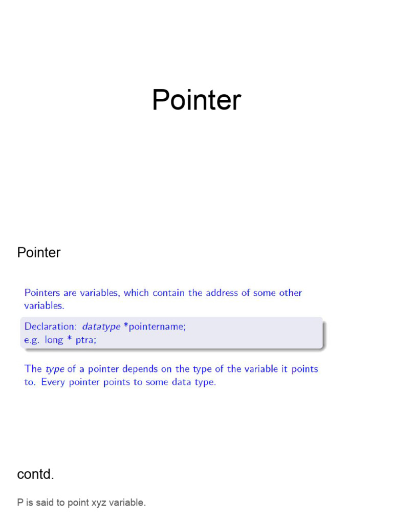 Pointer | PDF | Teaching Methods & Materials