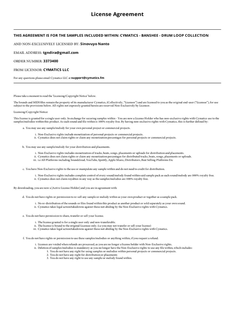 License - Agreement - 1723652112034 (Cymatics - Banshee - Drum Loop ...