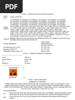 Msds-Sulphuric Acid H2so4 | PDF | Sulfuric Acid | Personal Protective ...