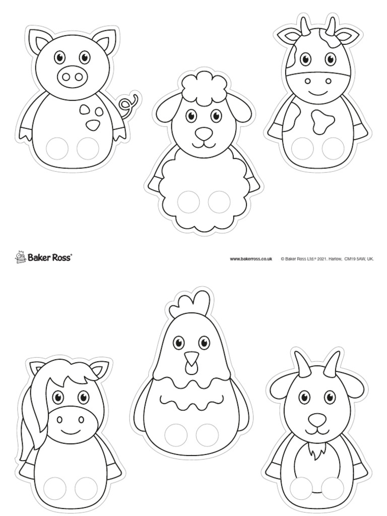 K877 Farm Animal Finger Puppets | PDF | Technology & Engineering