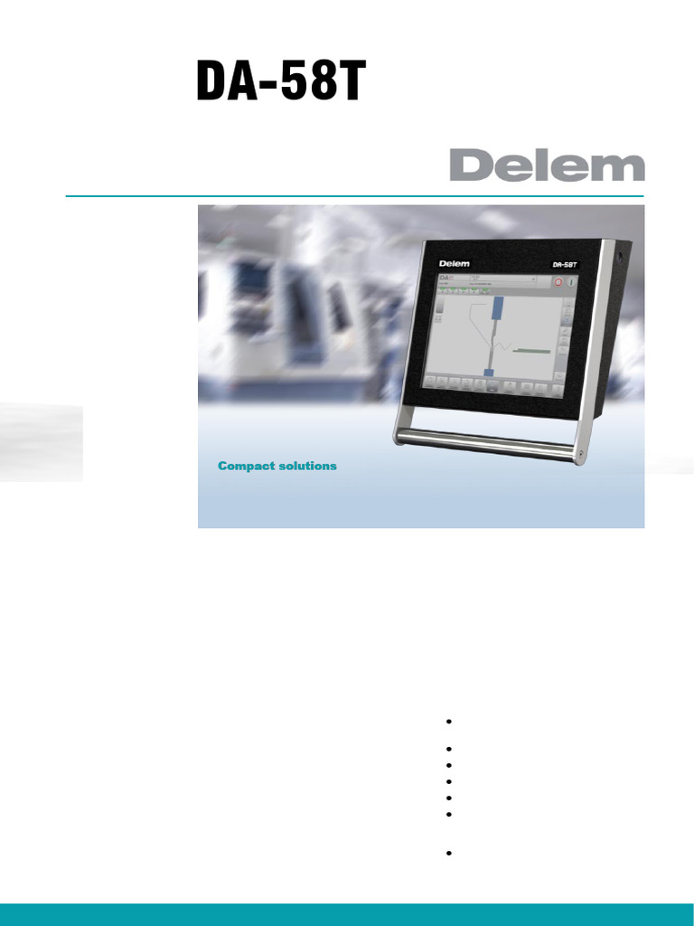 DELEM DA58T Color 2D Graphical CNC System | PDF | Numerical Control ...