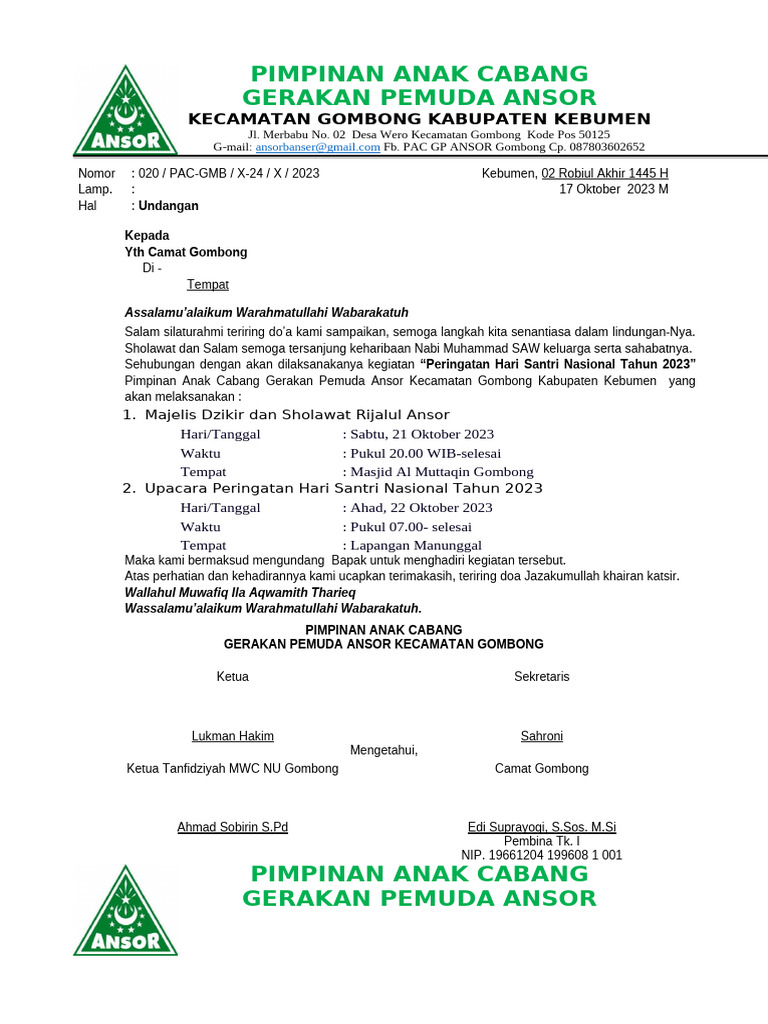 19 Peringatan HSN 2023 | PDF