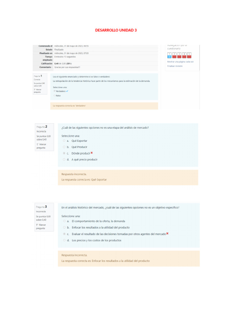 DESARROLLO UNIDAD 3 | PDF