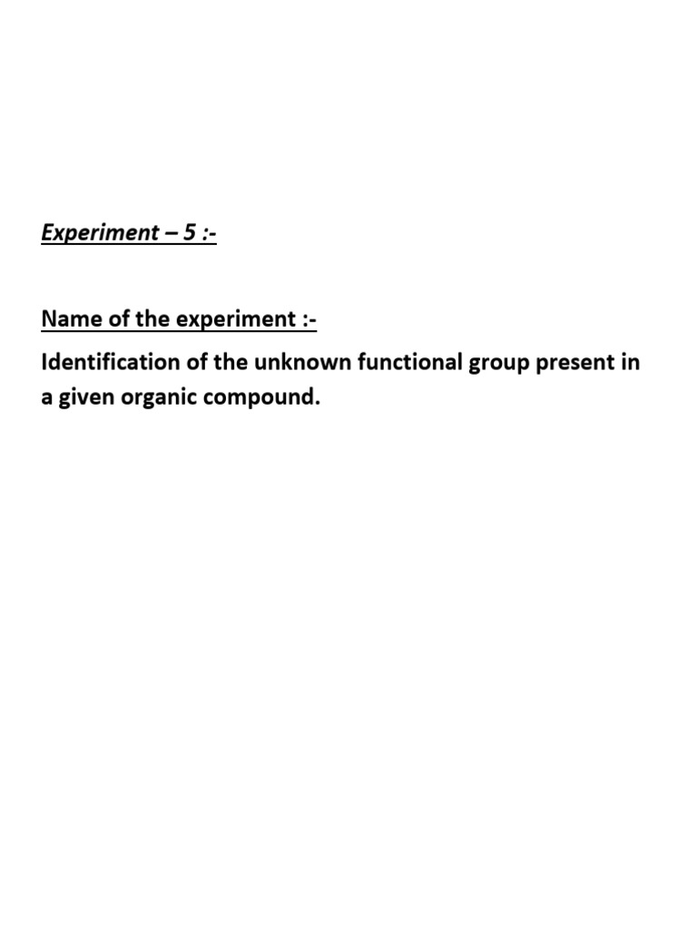 Chemistry Practical Null2 | PDF | Carboxylic Acid | Acid