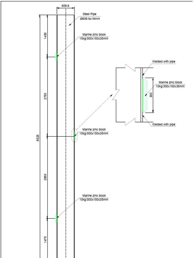 Marine Zinc Block For Steel Pipe | PDF
